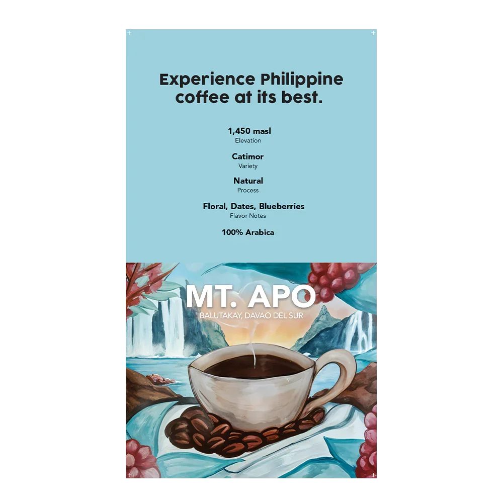 Mt. Apo Natural Drip Box Coffee 12G X 10'S